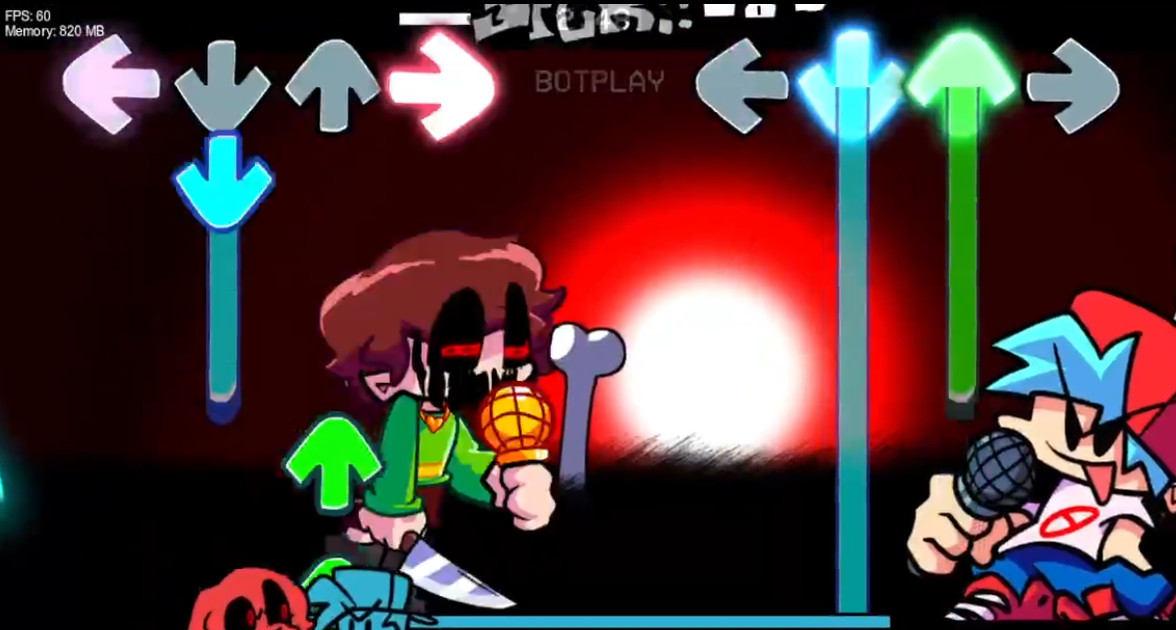 Vs. Chara (Fan Remaster) Mod for Friday Night Funkin' | FNF Mods