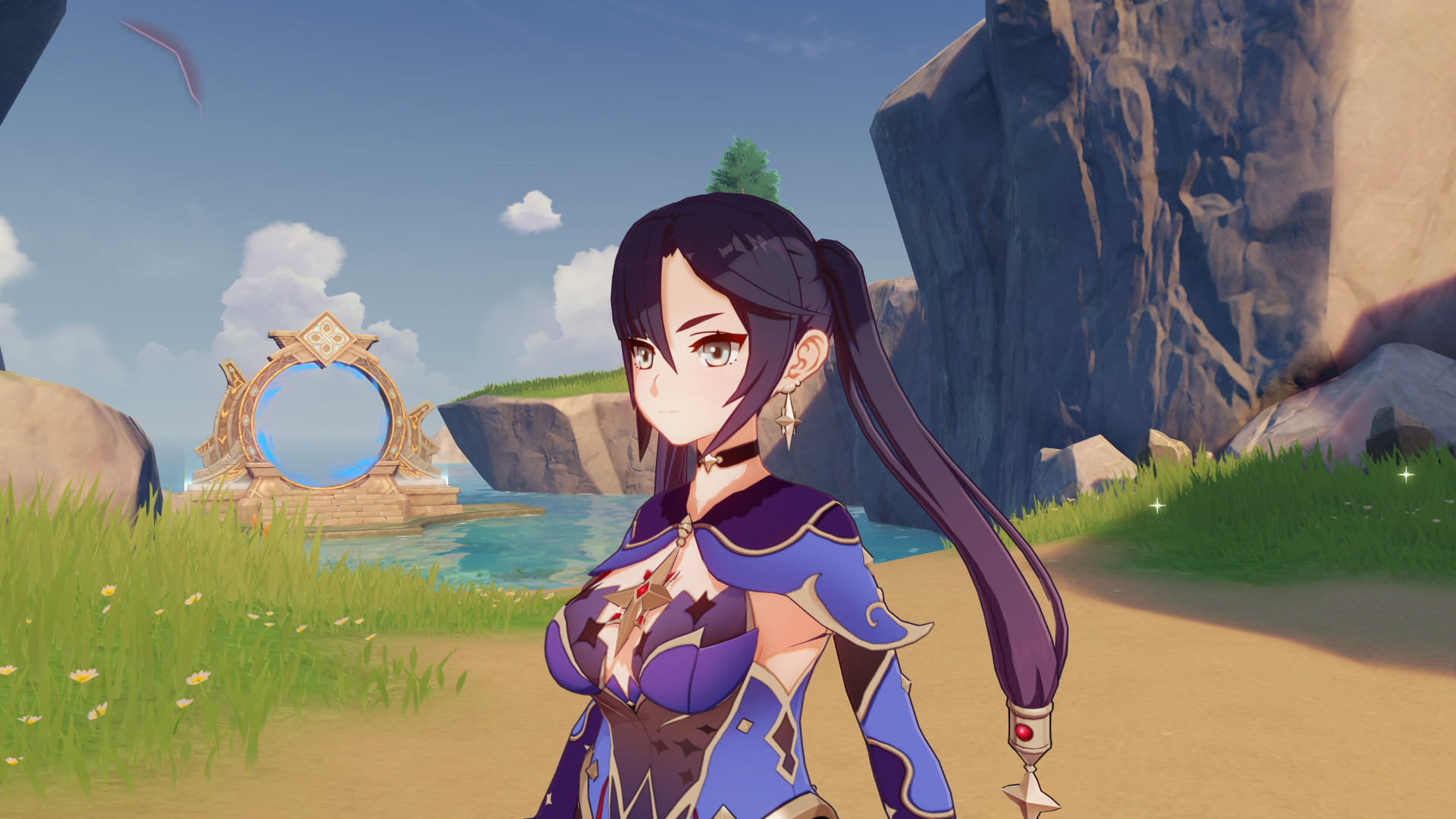 Mona Thicc + bigger breasts [Genshin Impact] [Mods]