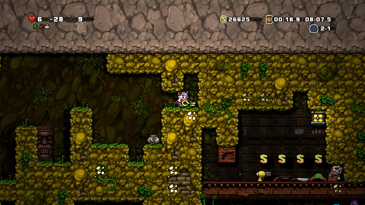 Funtime Foxy for Spelunky HD Mod for Spelunky | Spelunky Mods