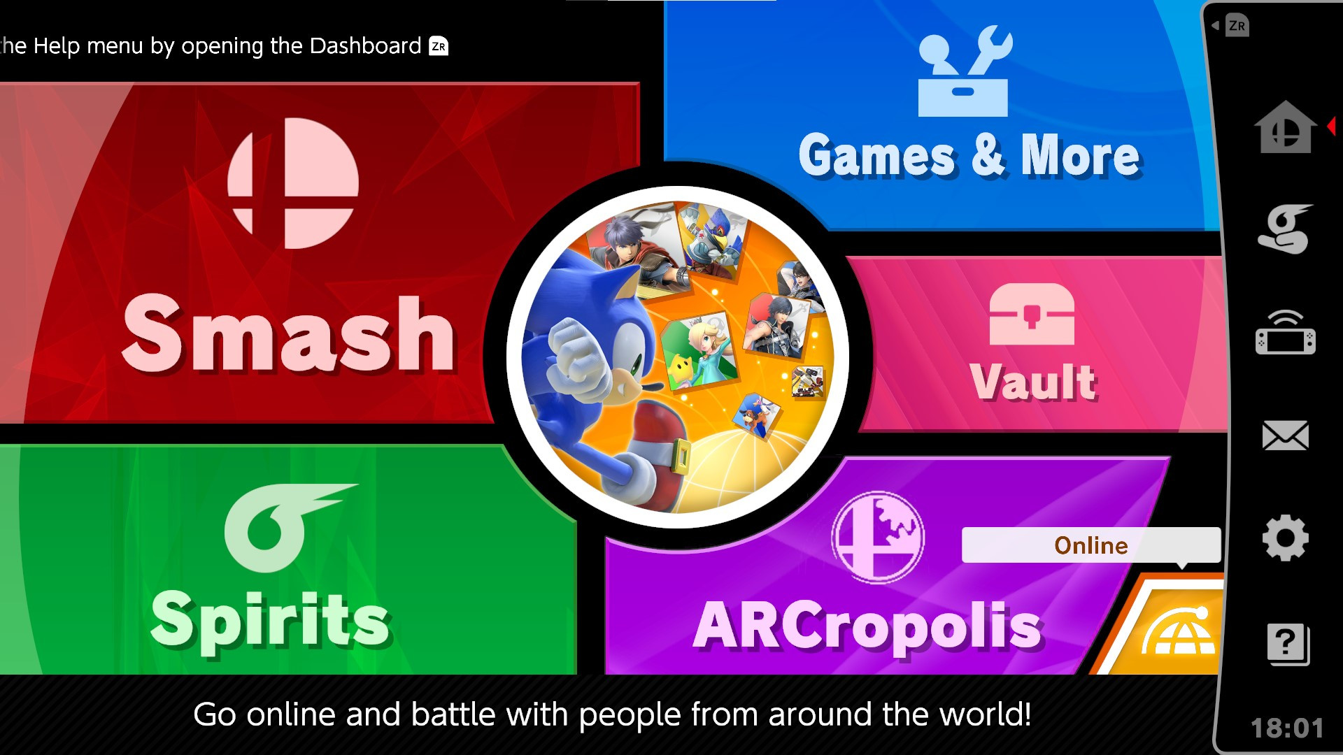 Switched eShop and Online buttons Mod for Super Smash Bros. Ultimate ...