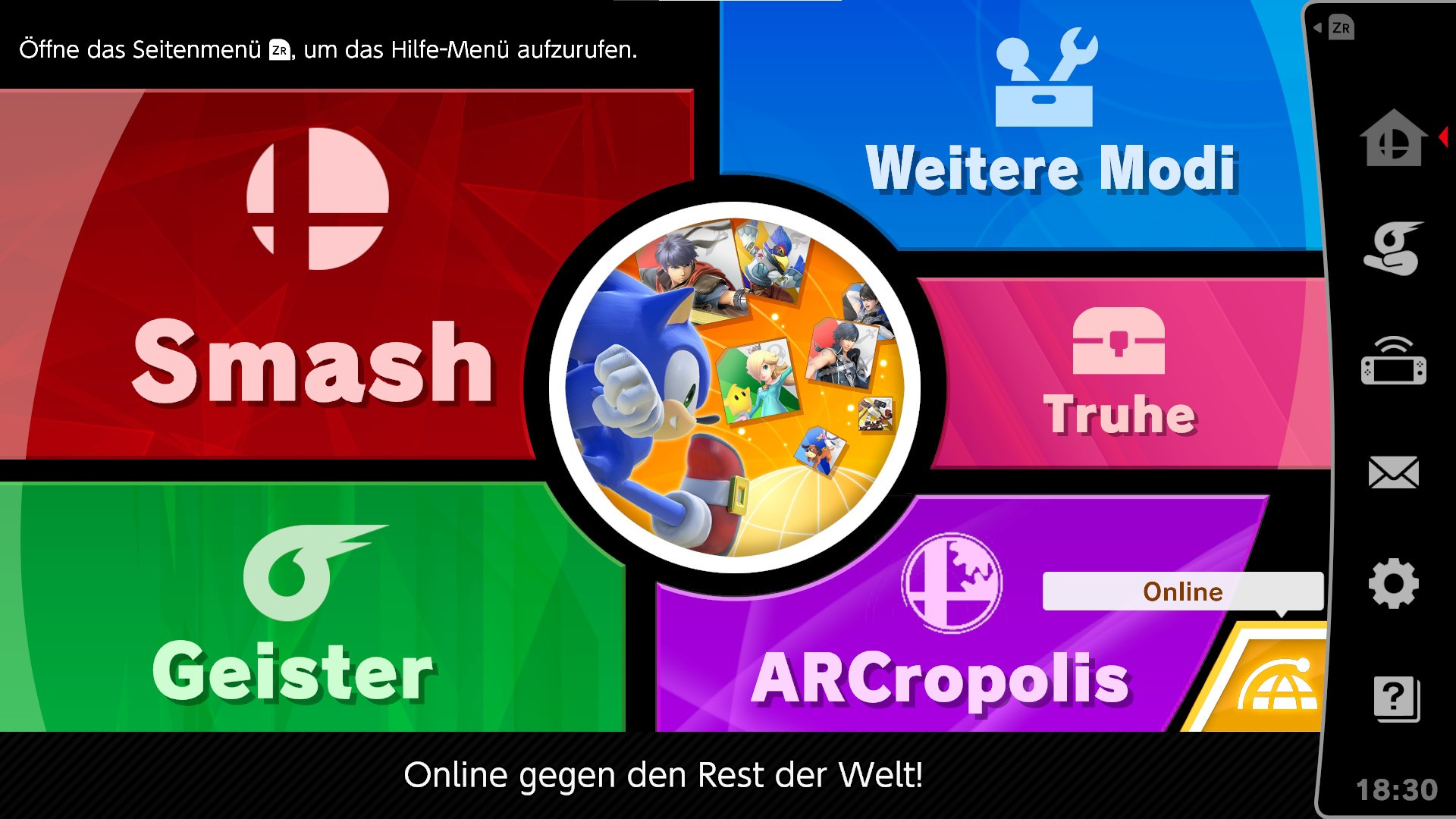 Switched eShop and Online buttons Mod for Super Smash Bros. Ultimate ...