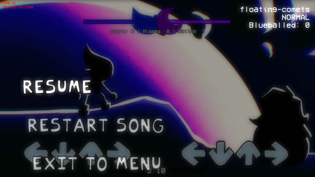 Floating Comets (ONESHOT MOD) Mod for Friday Night Funkin' | FNF Mods