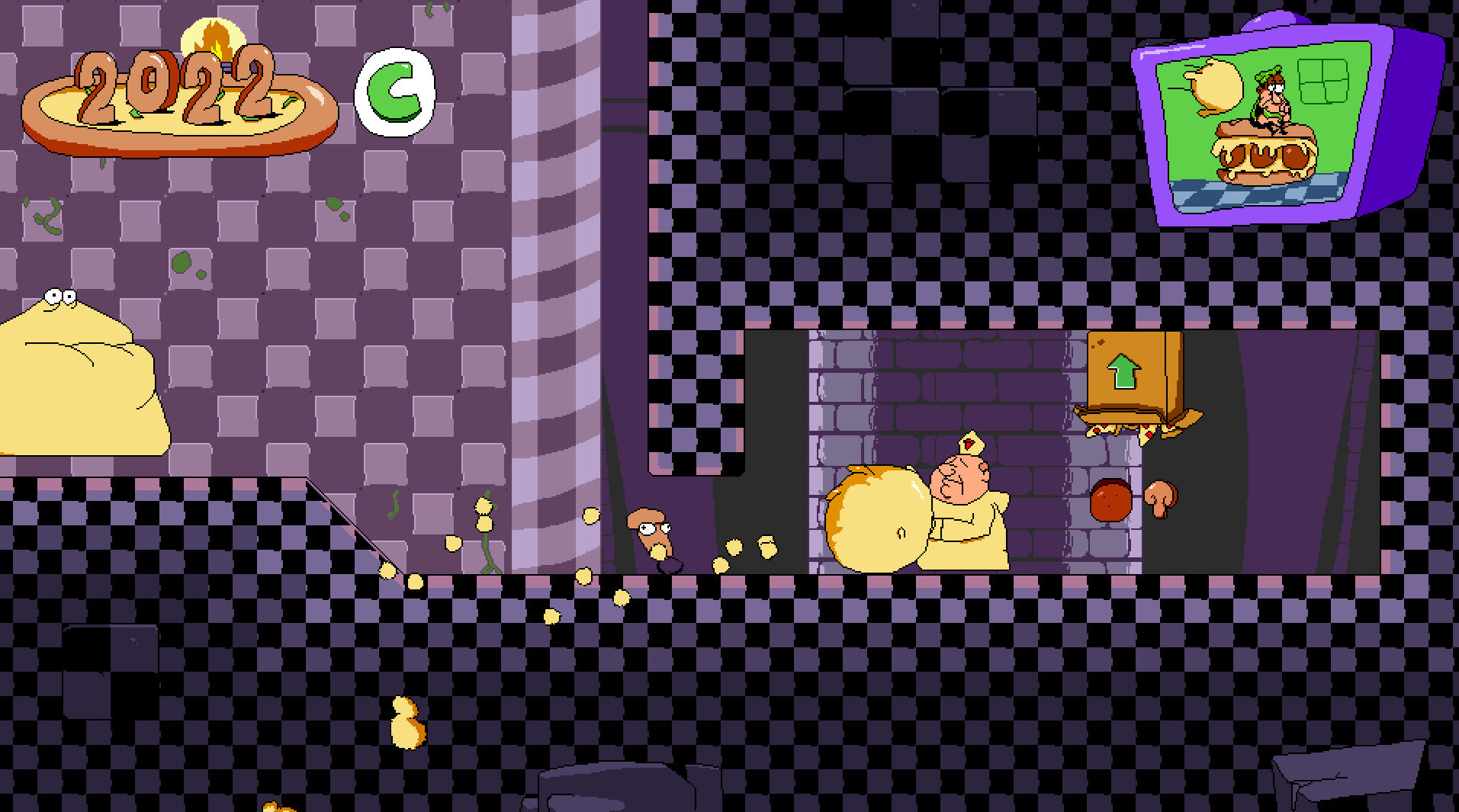 John Gutter but you're Sticky Cheese Peppino Mod for Pizza Tower | PT Mods