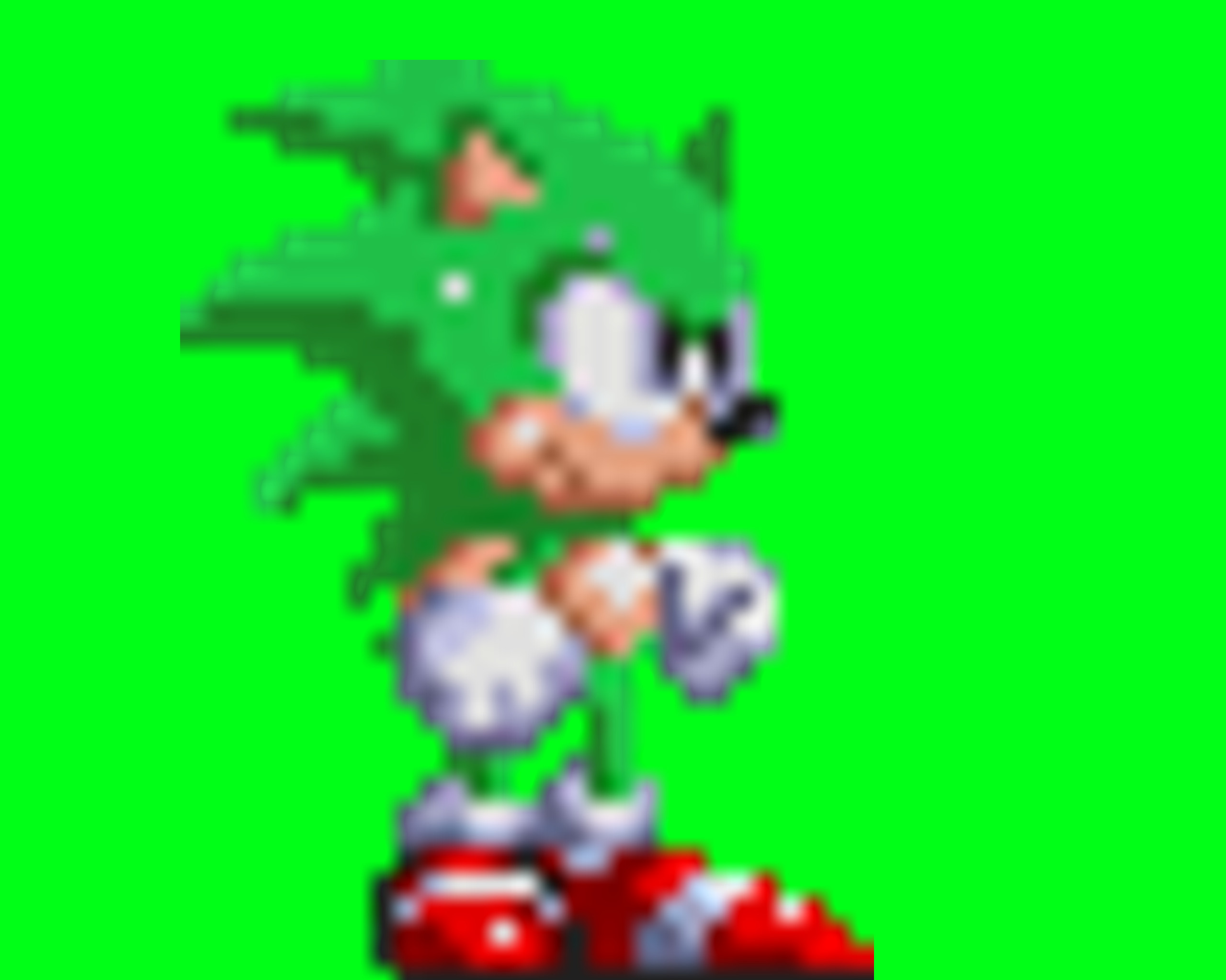 WindowsZone Green Sonic [Sonic WindowsZone] [Mods]