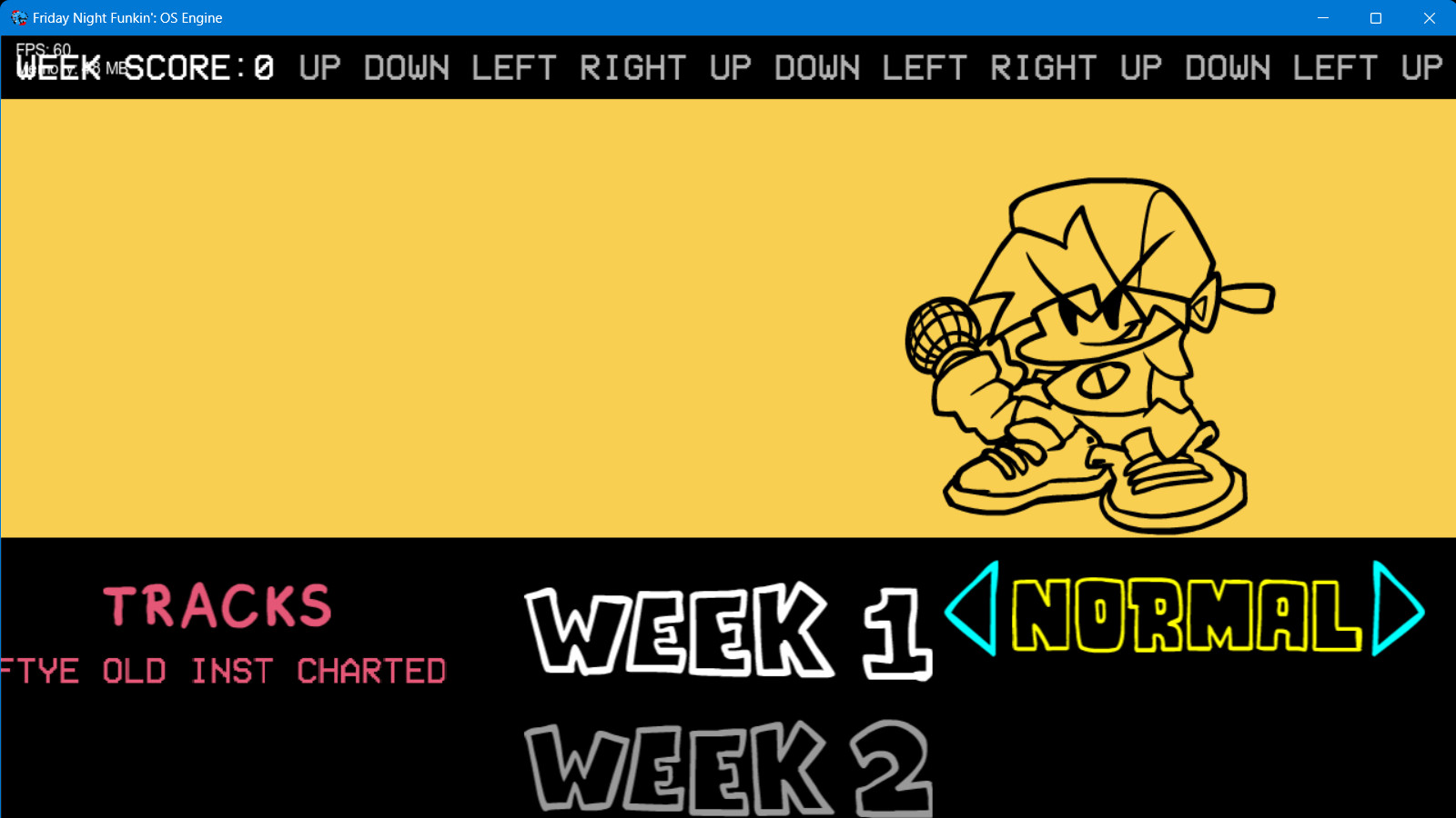 Fnf pink yellow and red join inst charted! [Friday Night Funkin'] [Mods]