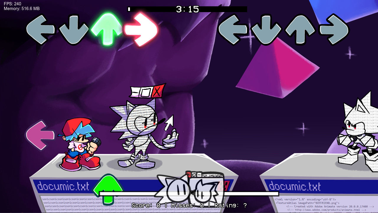 A Not-As-Unfinished Documic.txt V3 Build Mod for Friday Night Funkin ...