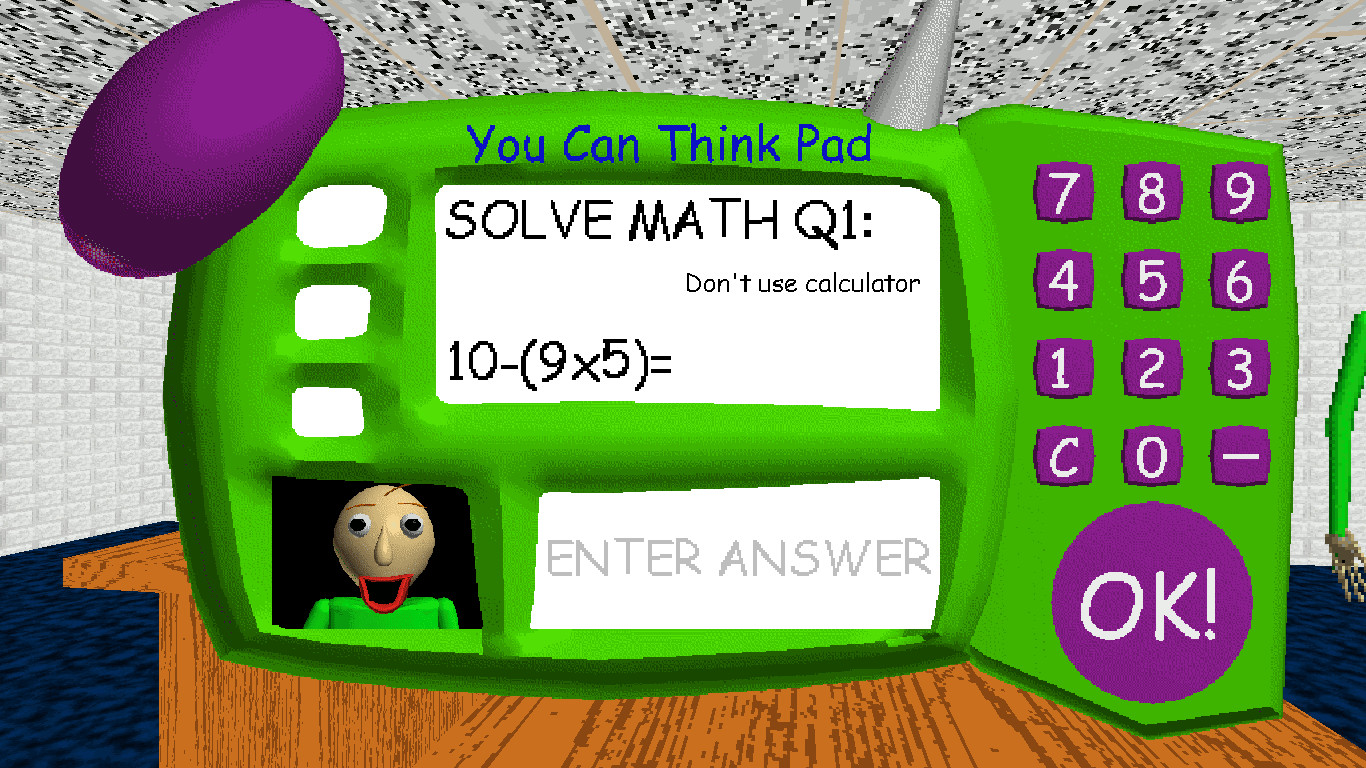 Baldi's Math Class Mod for Baldi's Basics | Baldi Mods