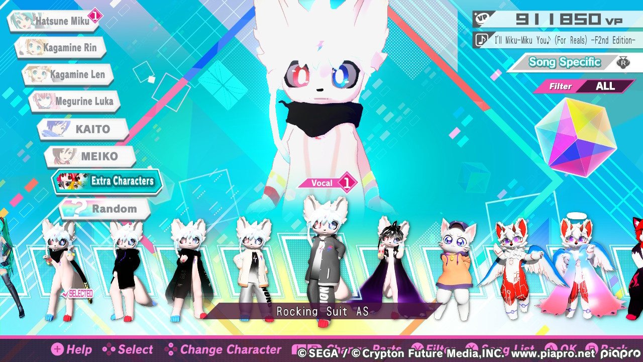 Switch Minnyel's furry mod [Hatsune Miku: Project Diva Mega39/Mega Mix ...