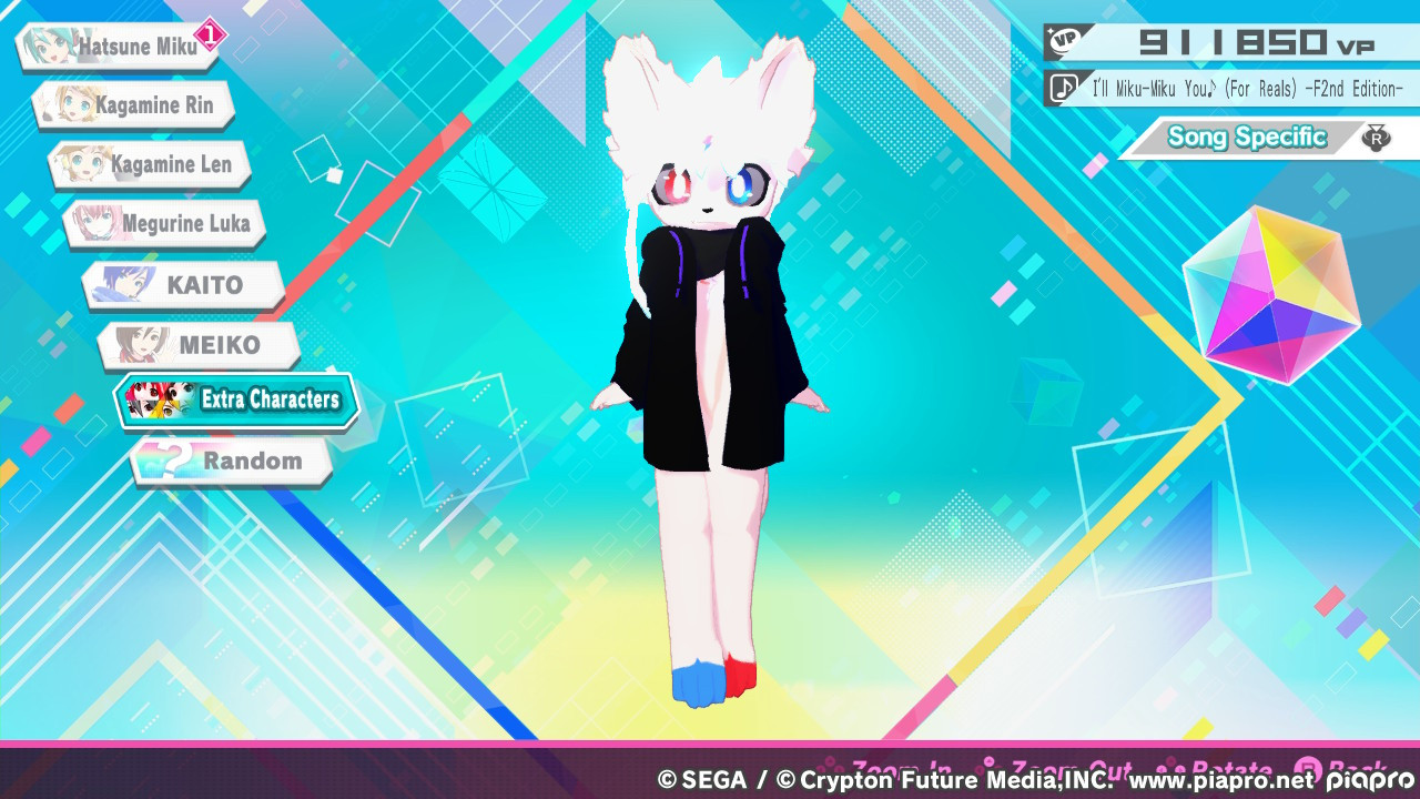 Switch Minnyel's furry mod [Hatsune Miku: Project Diva Mega39/Mega Mix ...