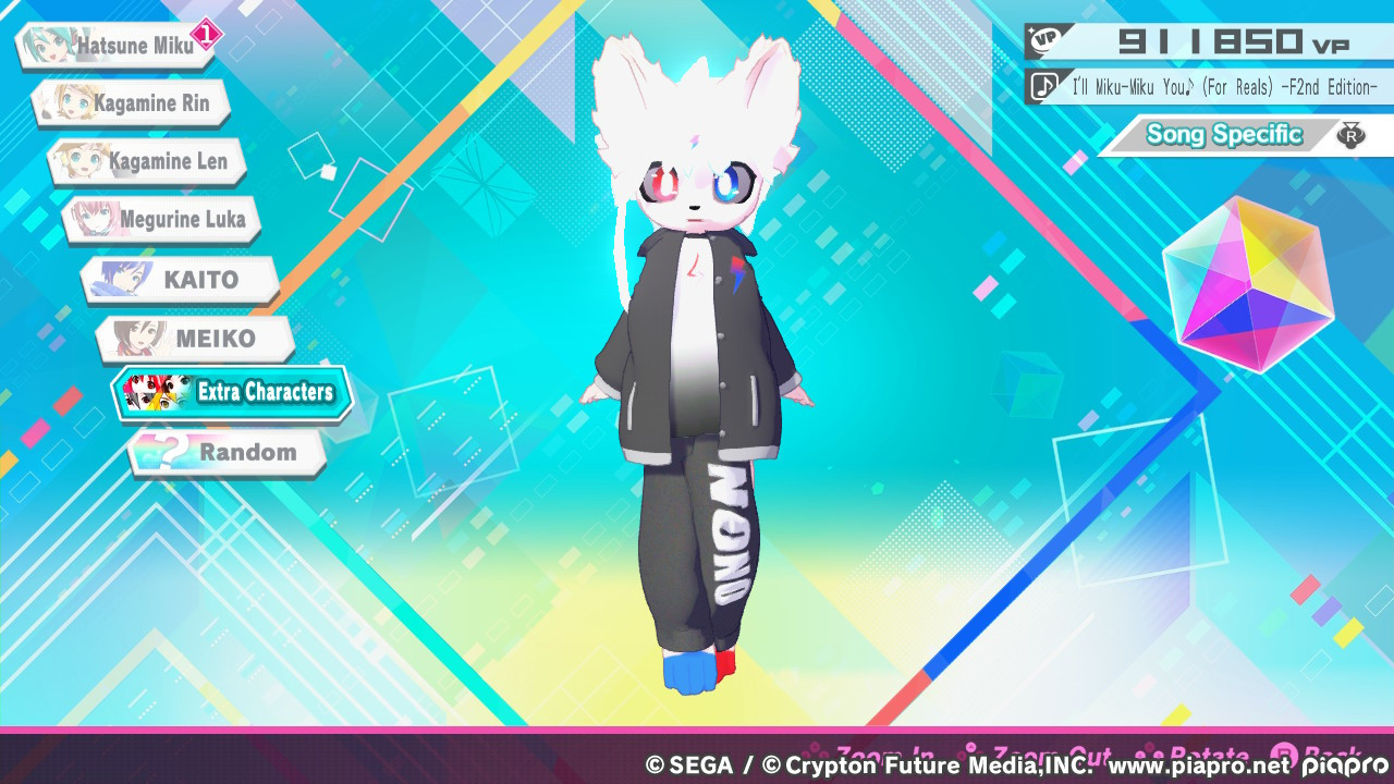 Switch Minnyel's furry mod [Hatsune Miku: Project Diva Mega39/Mega Mix ...