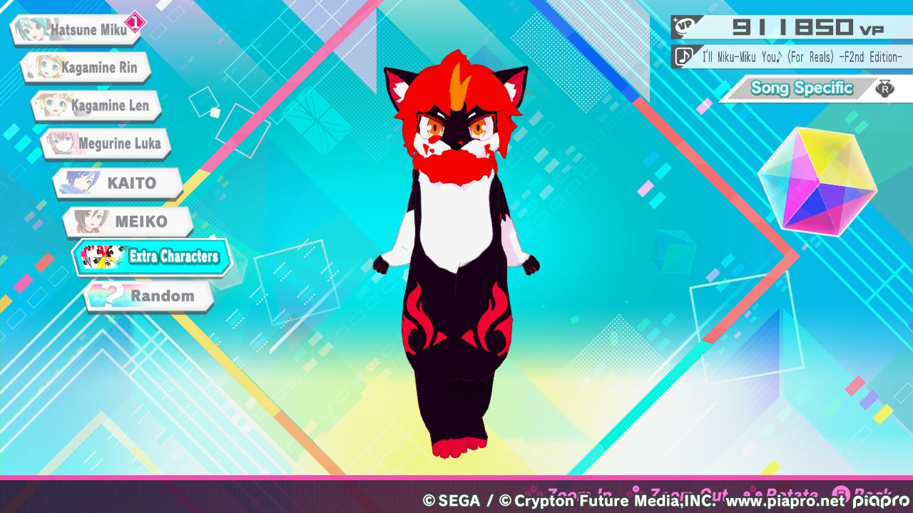 Switch Minnyel's furry mod [Hatsune Miku: Project Diva Mega39/Mega Mix ...