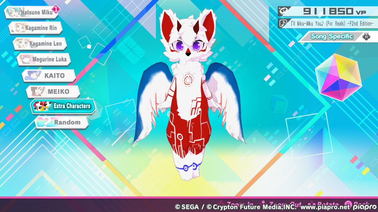 Switch Minnyel's furry mod [Hatsune Miku: Project Diva Mega39/Mega Mix ...