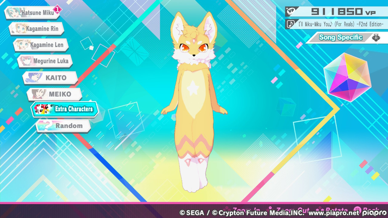 Switch Minnyel's furry mod [Hatsune Miku: Project Diva Mega39/Mega Mix ...