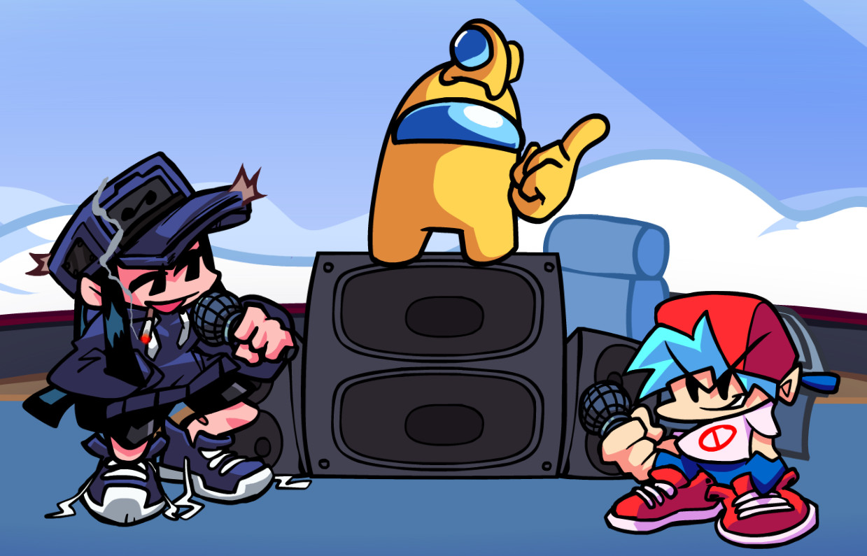 Yellow on Boombox Mod for Friday Night Funkin' | FNF Mods