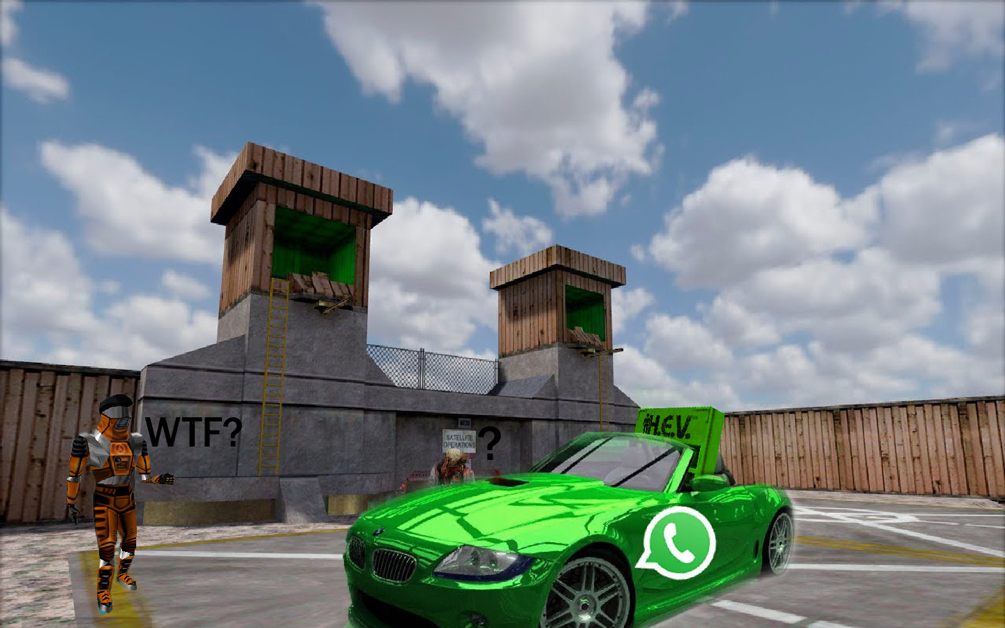 Whatsapp Weapon Pack (Suit Charger Update) Mod for Half-Life | HL Mods