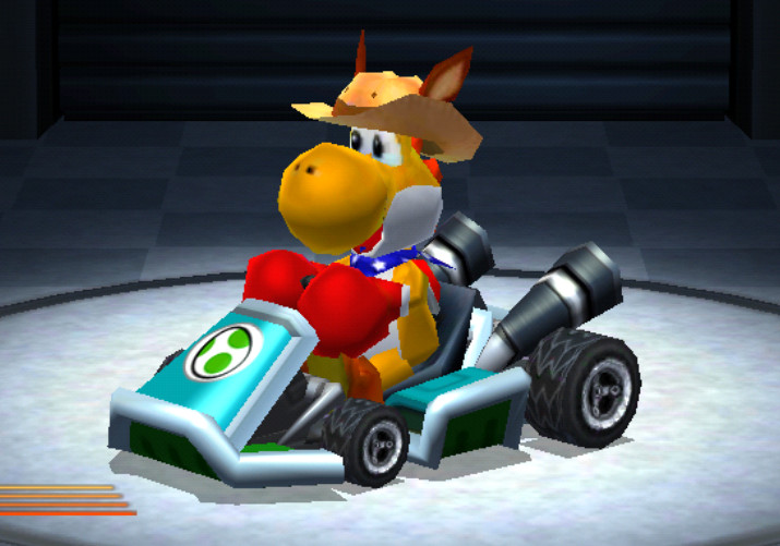 Kangaroo Yoshi (Tour Port) Mod for Mario Kart 7 | MK7 Mods