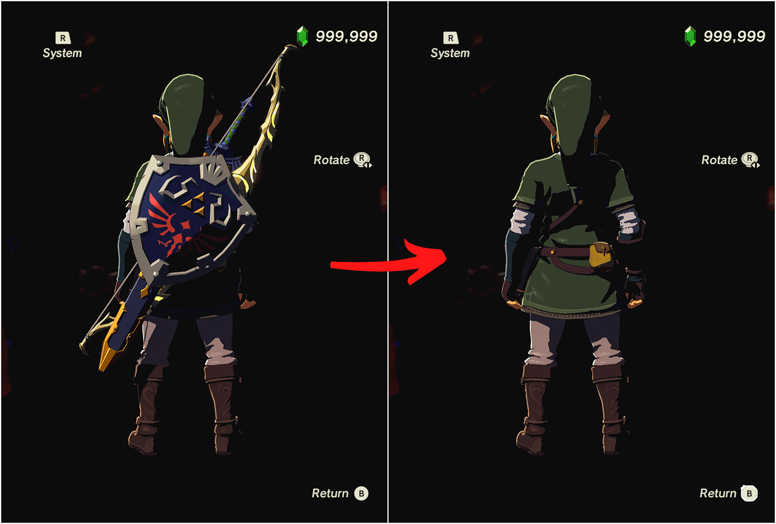 Customizable Invisible Sheathed Weapons & Shields Mod for The Legend of ...