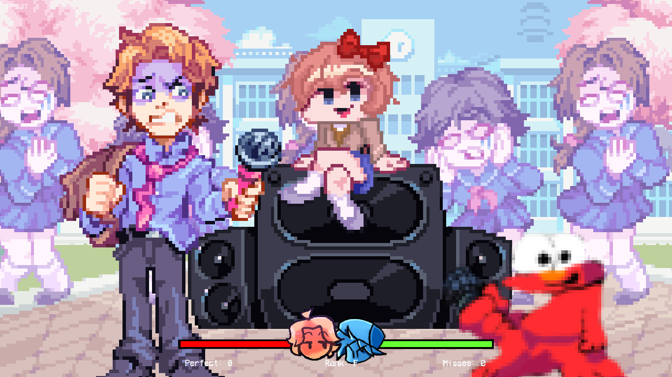 Elmo From Sesame Street Over Boyfriend Mod for Friday Night Funkin ...