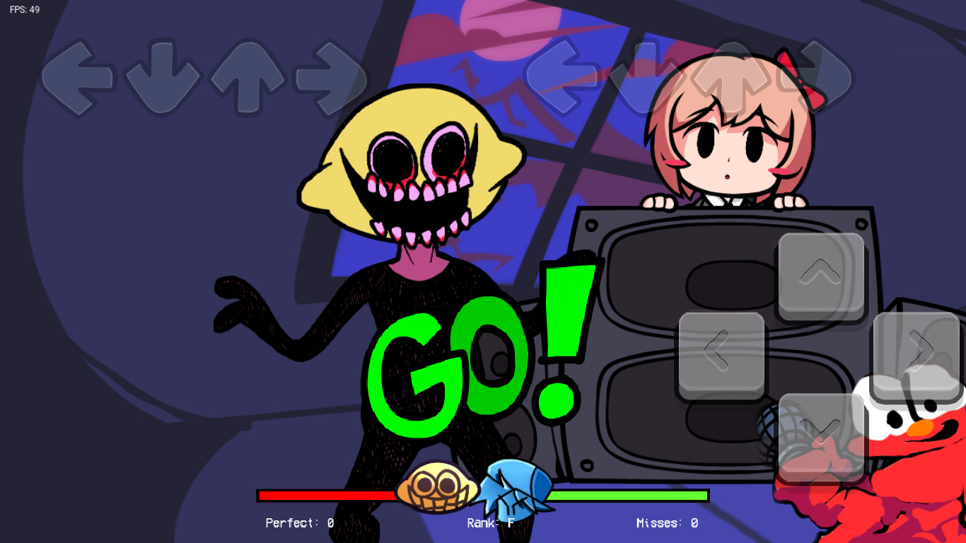 Elmo From Sesame Street Over Boyfriend Mod for Friday Night Funkin ...