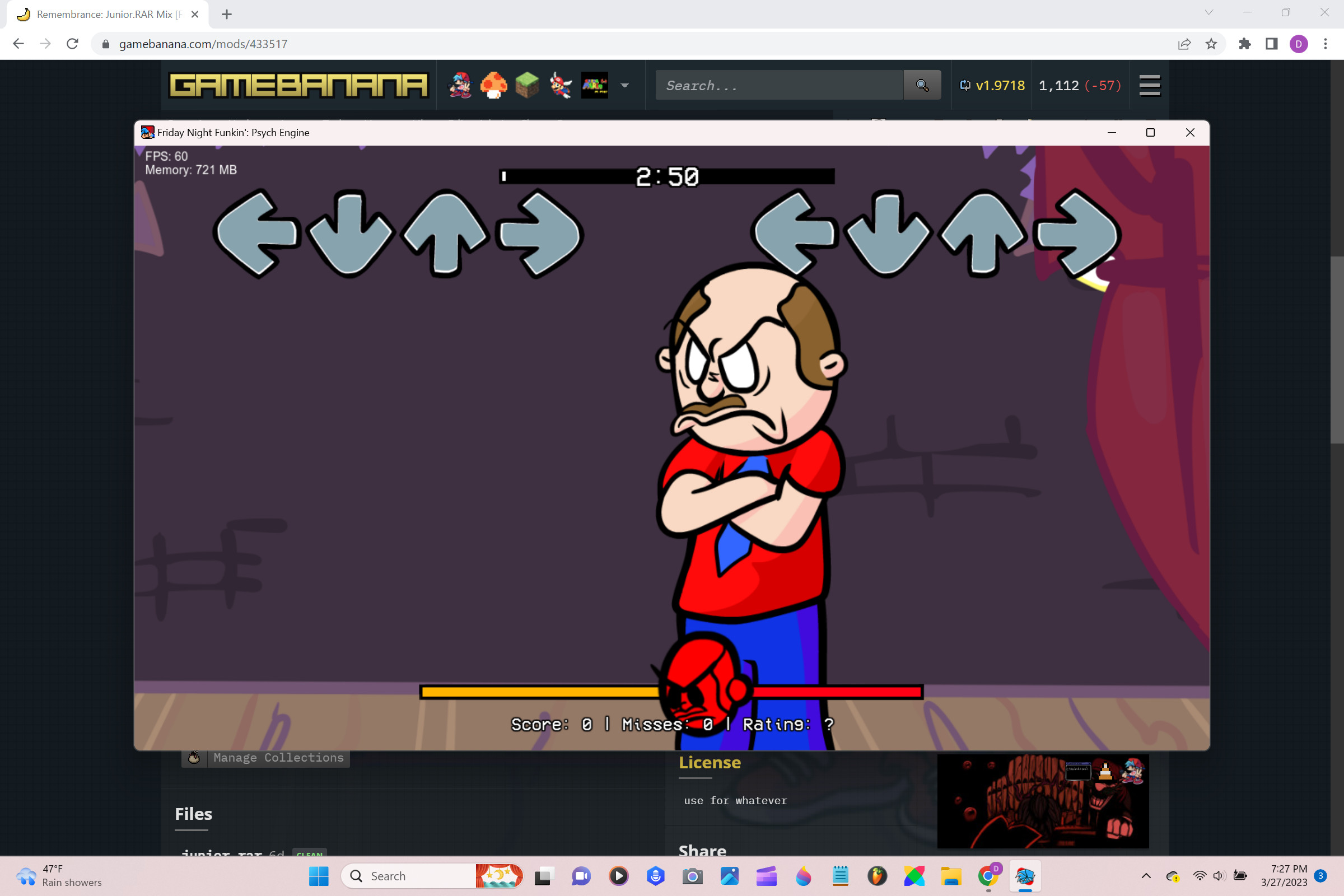 Remembrance: Junior.RAR Mix [Friday Night Funkin'] [Mods]