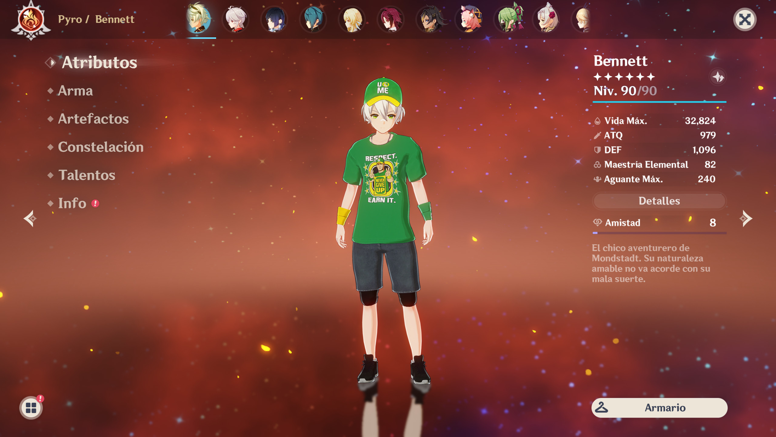 Bennett Cena Mod for Genshin Impact | GI Mods