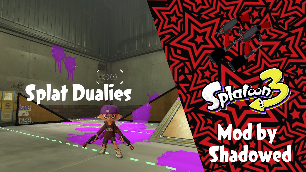 Red/Black Dualies Mod for Splatoon 3 | Splatoon 3 Mods