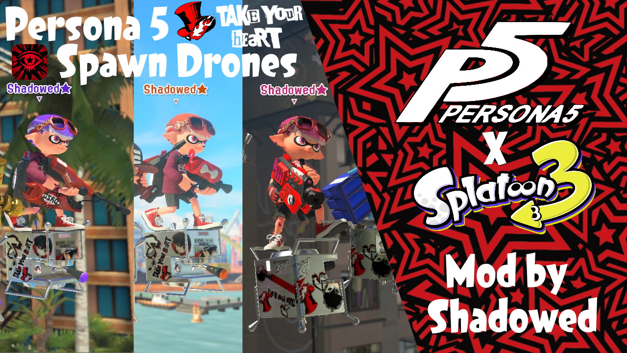 Persona 5 Spawn Drones Mod for Splatoon 3 | Splatoon 3 Mods