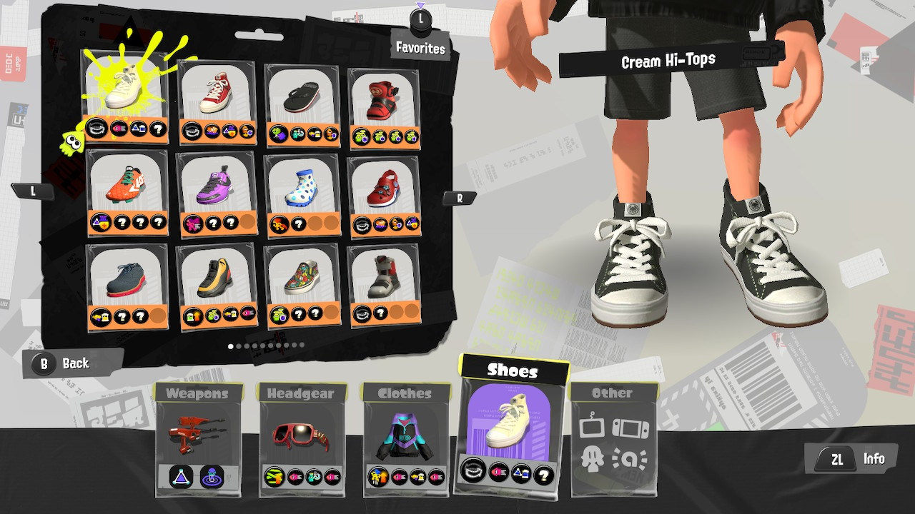 Black Hi-Tops [Splatoon 3] [Mods]