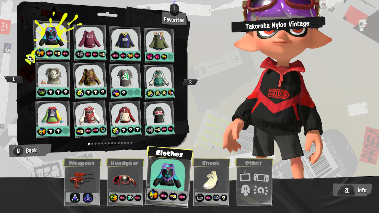 Eggman Takoroka Nylon Vintage Mod for Splatoon 3 | Splatoon 3 Mods