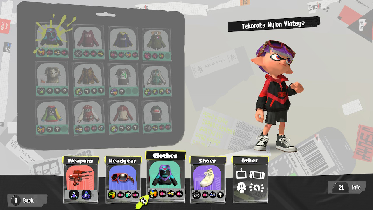 Eggman Takoroka Nylon Vintage Mod for Splatoon 3 | Splatoon 3 Mods