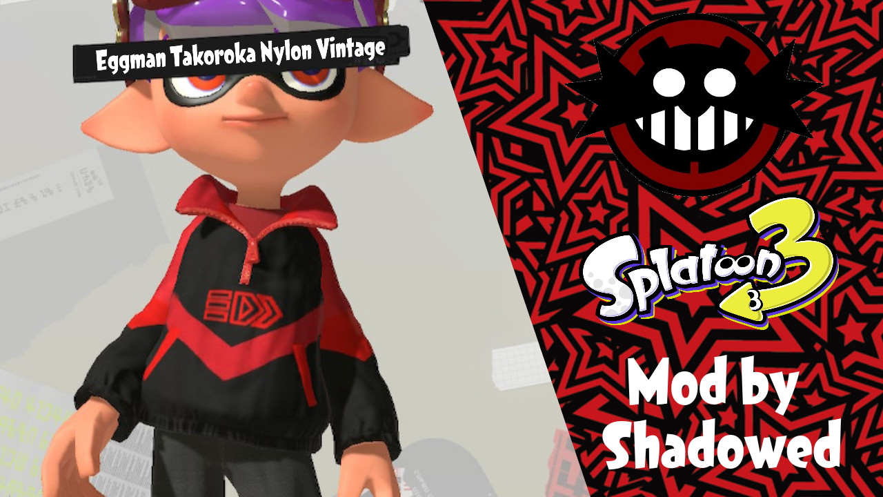 Eggman Takoroka Nylon Vintage Mod for Splatoon 3 | Splatoon 3 Mods
