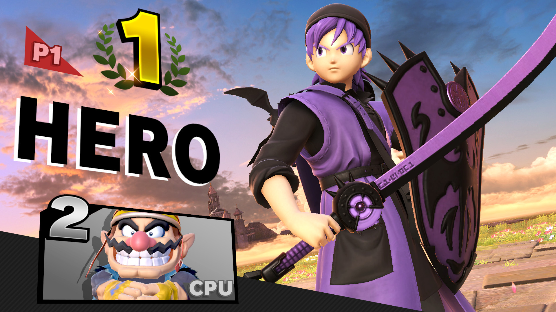 Royal Purple Hero (c07) Mod for Super Smash Bros. Ultimate | SSBU Mods