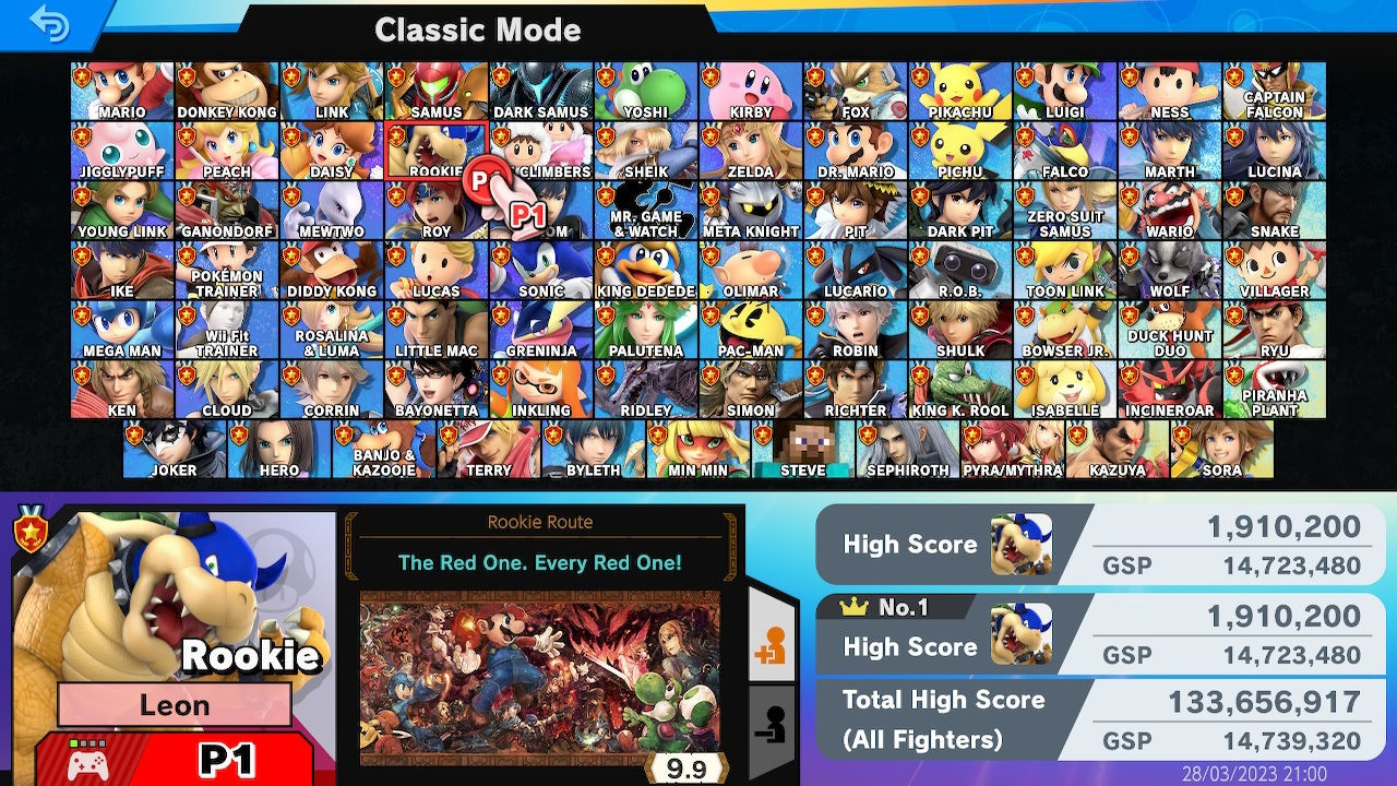 Rookie (8 Slots) Mod for Super Smash Bros. Ultimate | SSBU Mods