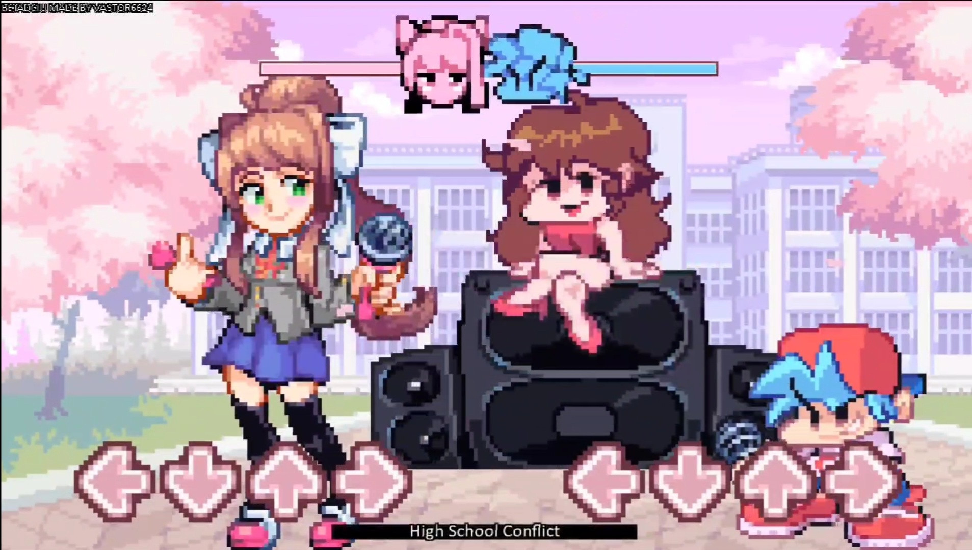 High School Conflict But Everyone Sings It Mod for Friday Night Funkin ...