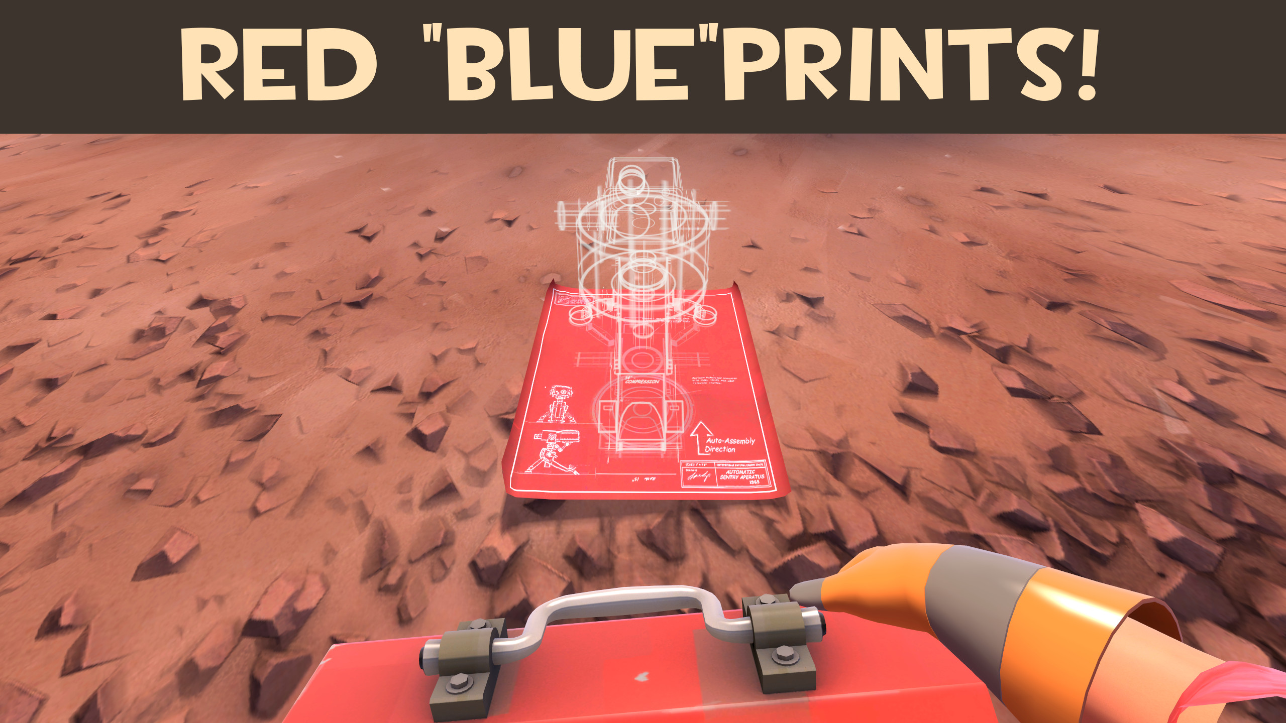Team Colored "Blue"prints Mod for Team Fortress 2 | TF2 Mods