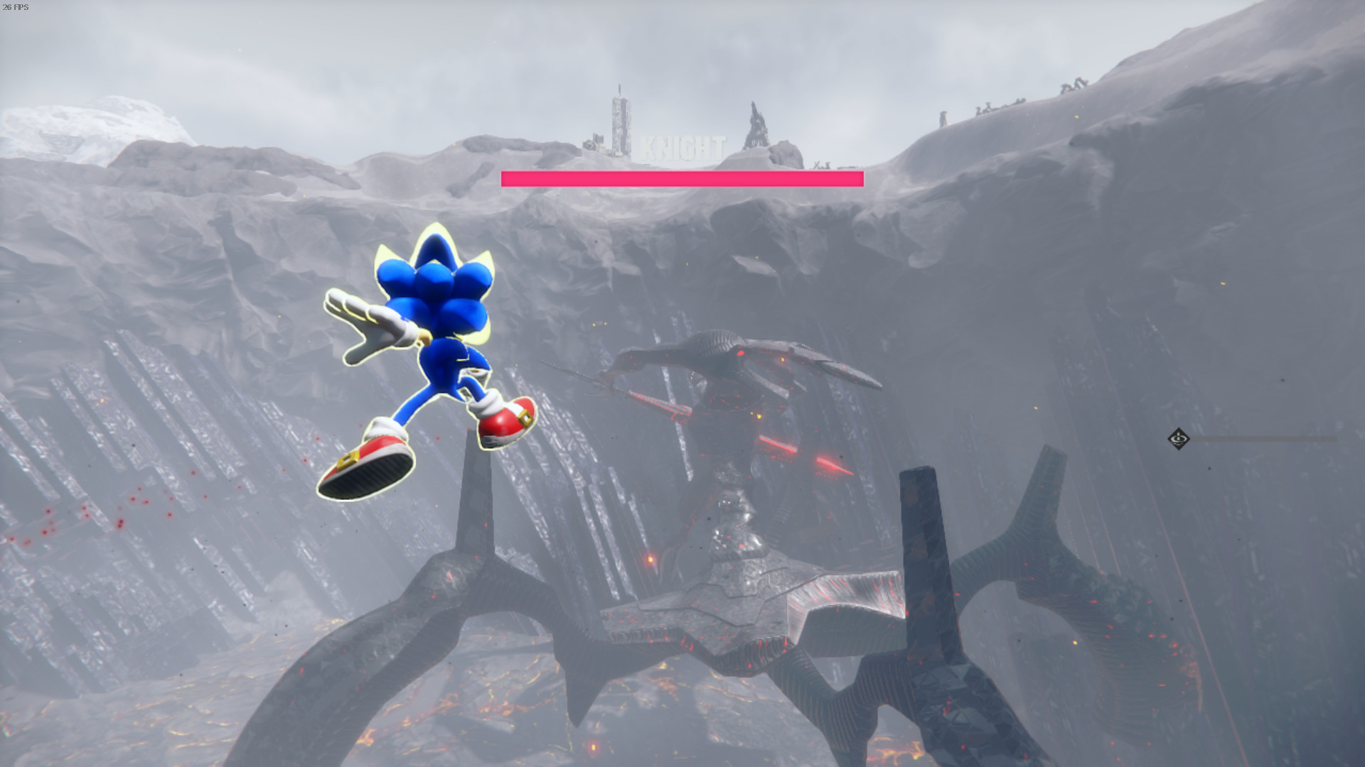 Base form Sonic over Super Sonic [Sonic Frontiers] [Mods]