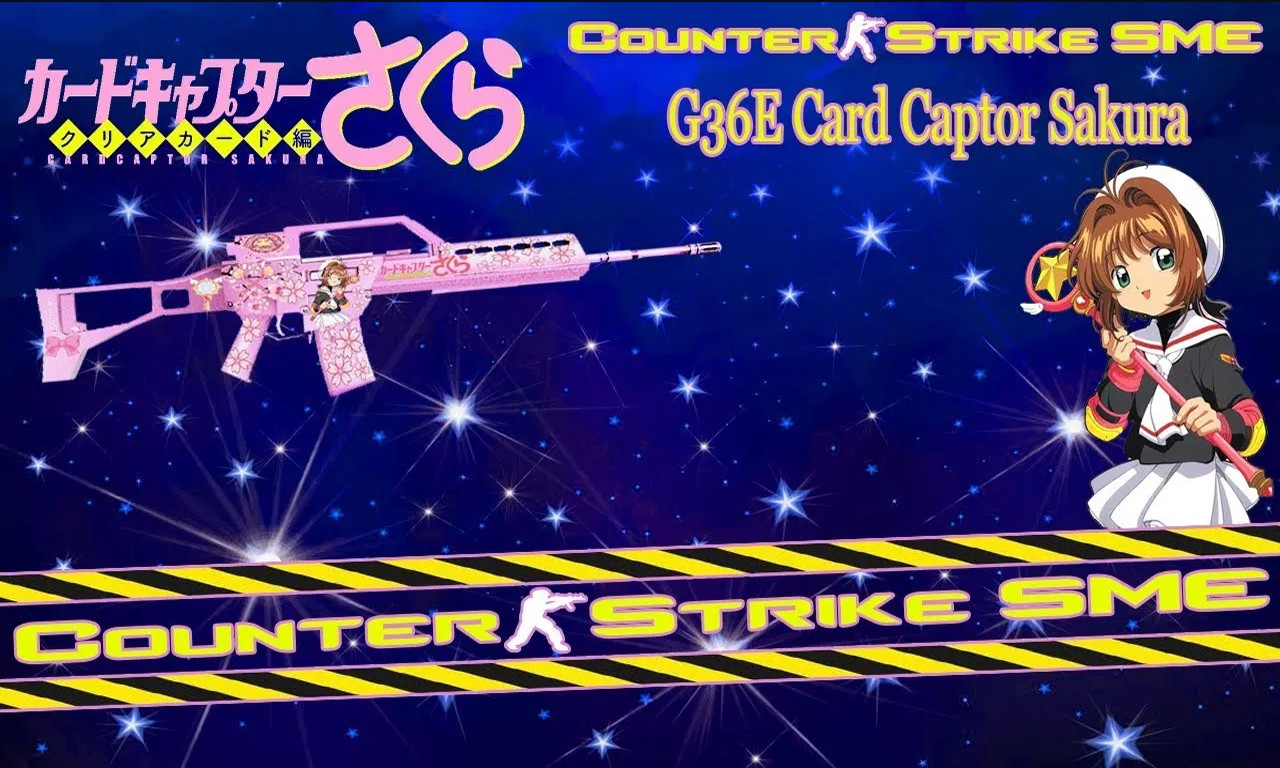 G36E Card Captor Sakura Mod for Counter-Strike 1.6 | CS1.6 Mods