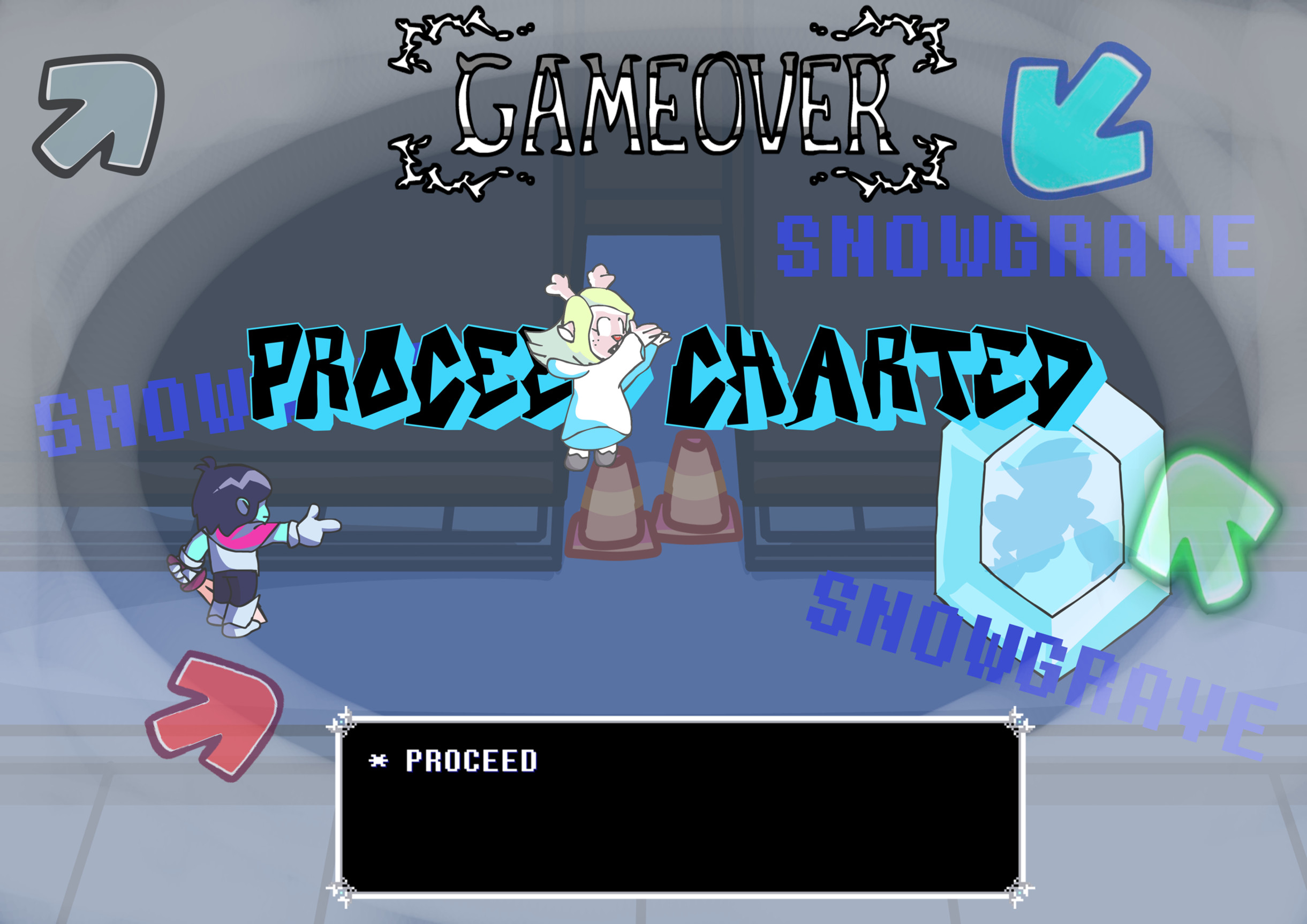 FNF Proceed By RecD but Charted Mod for Friday Night Funkin' | FNF Mods