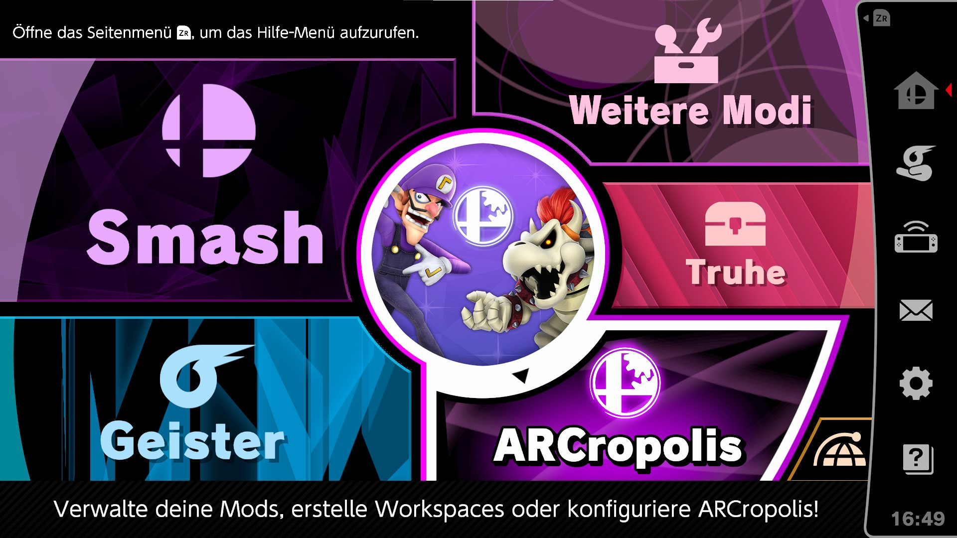 Switched eShop and Online buttons Mod for Super Smash Bros. Ultimate ...