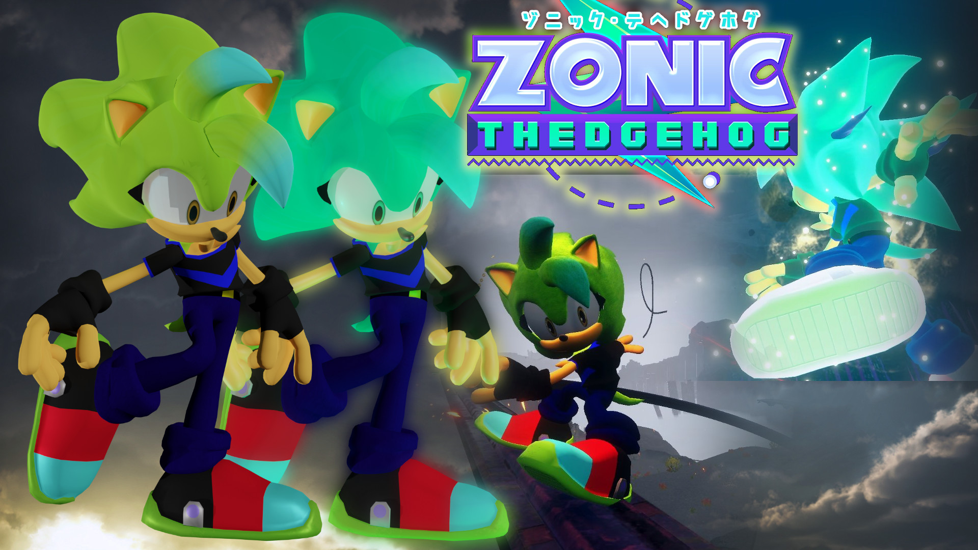Zonic the Hedgehog Mod for Sonic Frontiers | Frontiers Mods