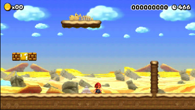 NSMBU Desert Theme Mod for Super Mario Maker for Nintendo 3DS | SMM3DS Mods
