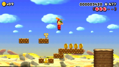 NSMBU Desert Theme Mod for Super Mario Maker for Nintendo 3DS | SMM3DS Mods