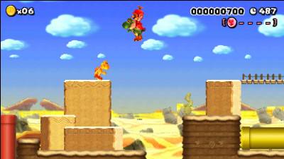 NSMBU Desert Theme Mod for Super Mario Maker for Nintendo 3DS | SMM3DS Mods