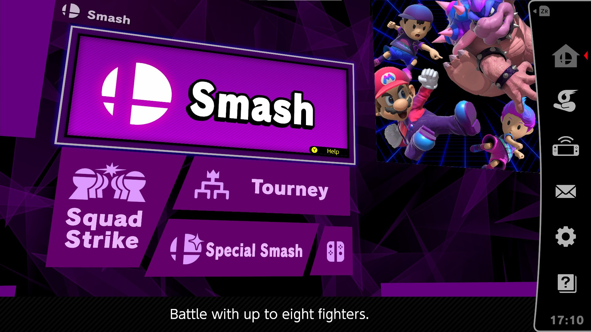 Switched eShop and Online buttons Mod for Super Smash Bros. Ultimate | SSBU Mods