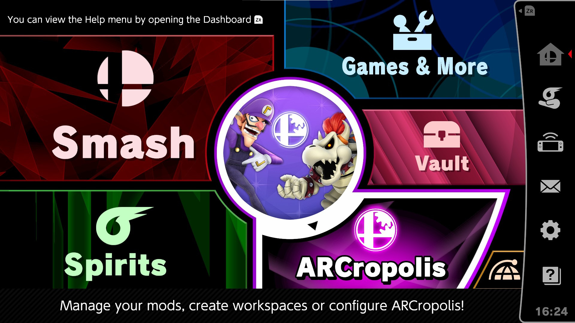 Switched eShop and Online buttons Mod for Super Smash Bros. Ultimate ...