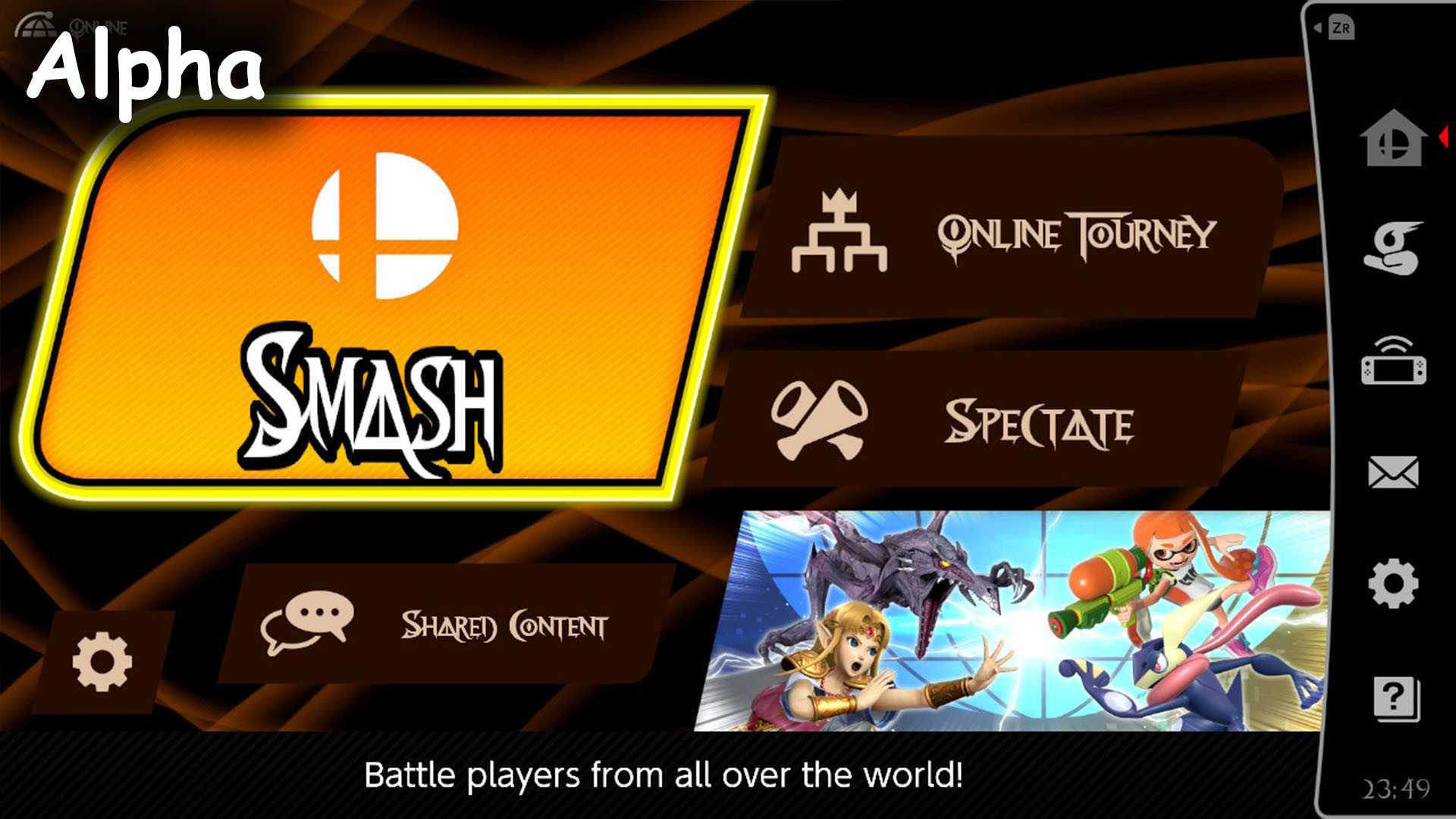 Switched eShop and Online buttons Mod for Super Smash Bros. Ultimate ...
