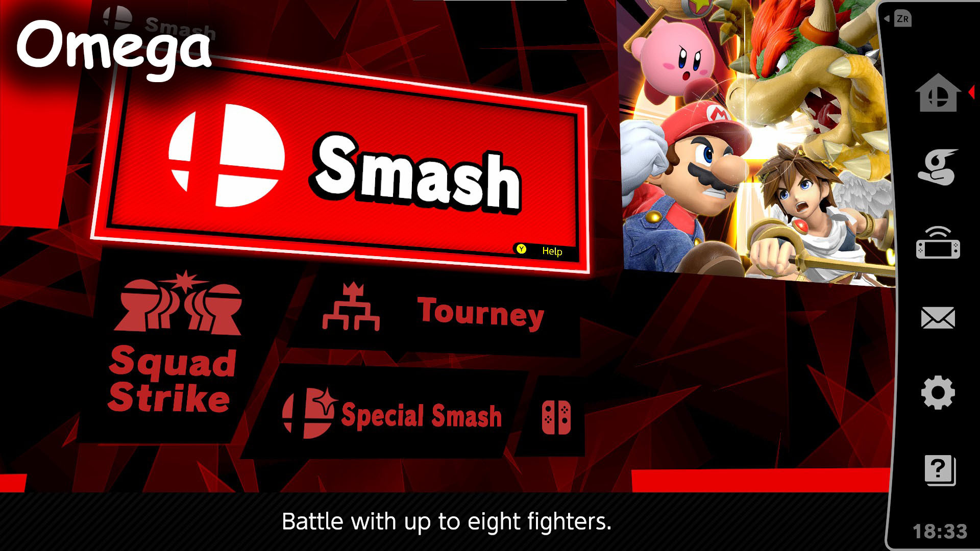 Switched eShop and Online buttons Mod for Super Smash Bros. Ultimate ...