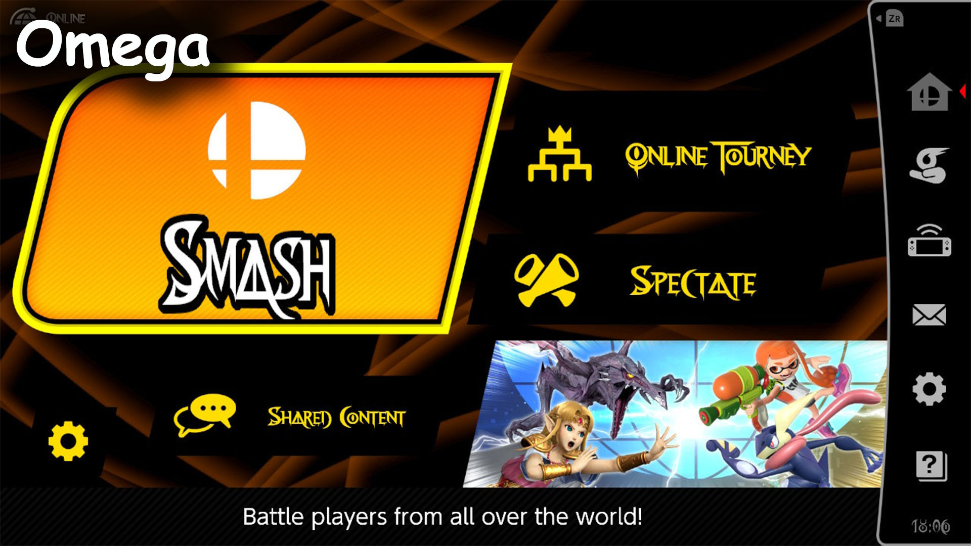 Switched eShop and Online buttons Mod for Super Smash Bros. Ultimate ...
