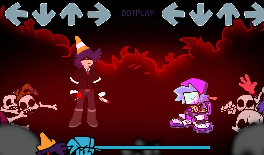 Arcy's VS Imposter Humanoid Reskin Mod for Friday Night Funkin' | FNF Mods