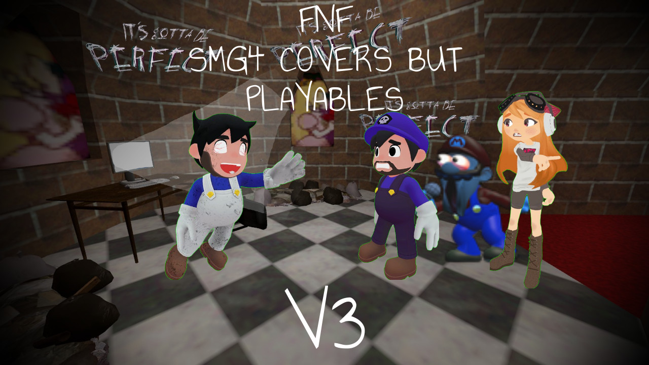 FNF SMG4 COVERS BUT PLAYABLES V3 Mod for Friday Night Funkin' | FNF Mods